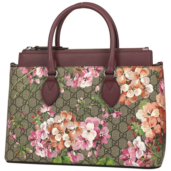 Gucci | Bags | Gucci Gg Blooms 2way Floral Pattern Handbag Gg Supreme ...